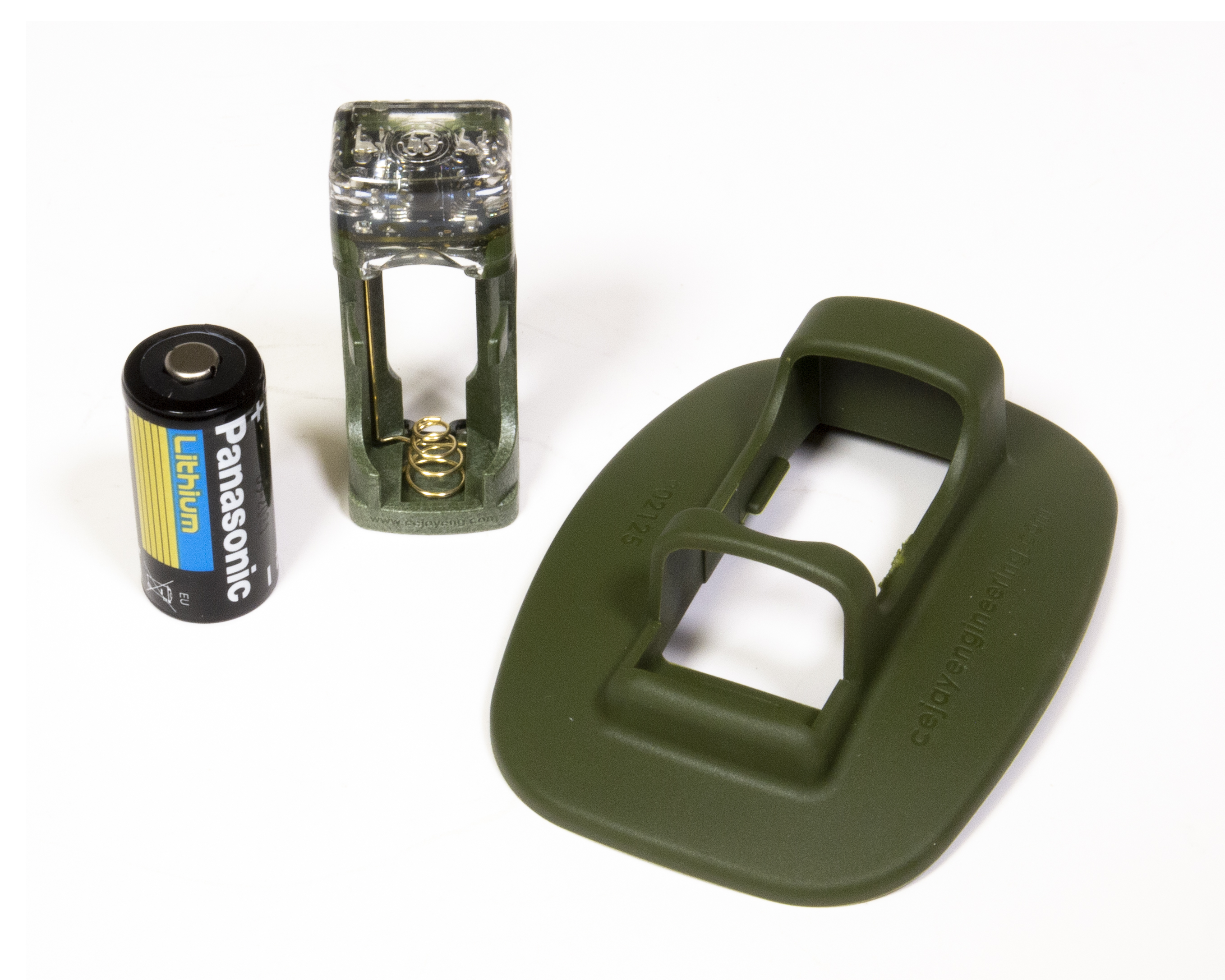 Personal Infrared Strobes and Beacons: Phoenix™ Jr. 123 Flex Mount - Green