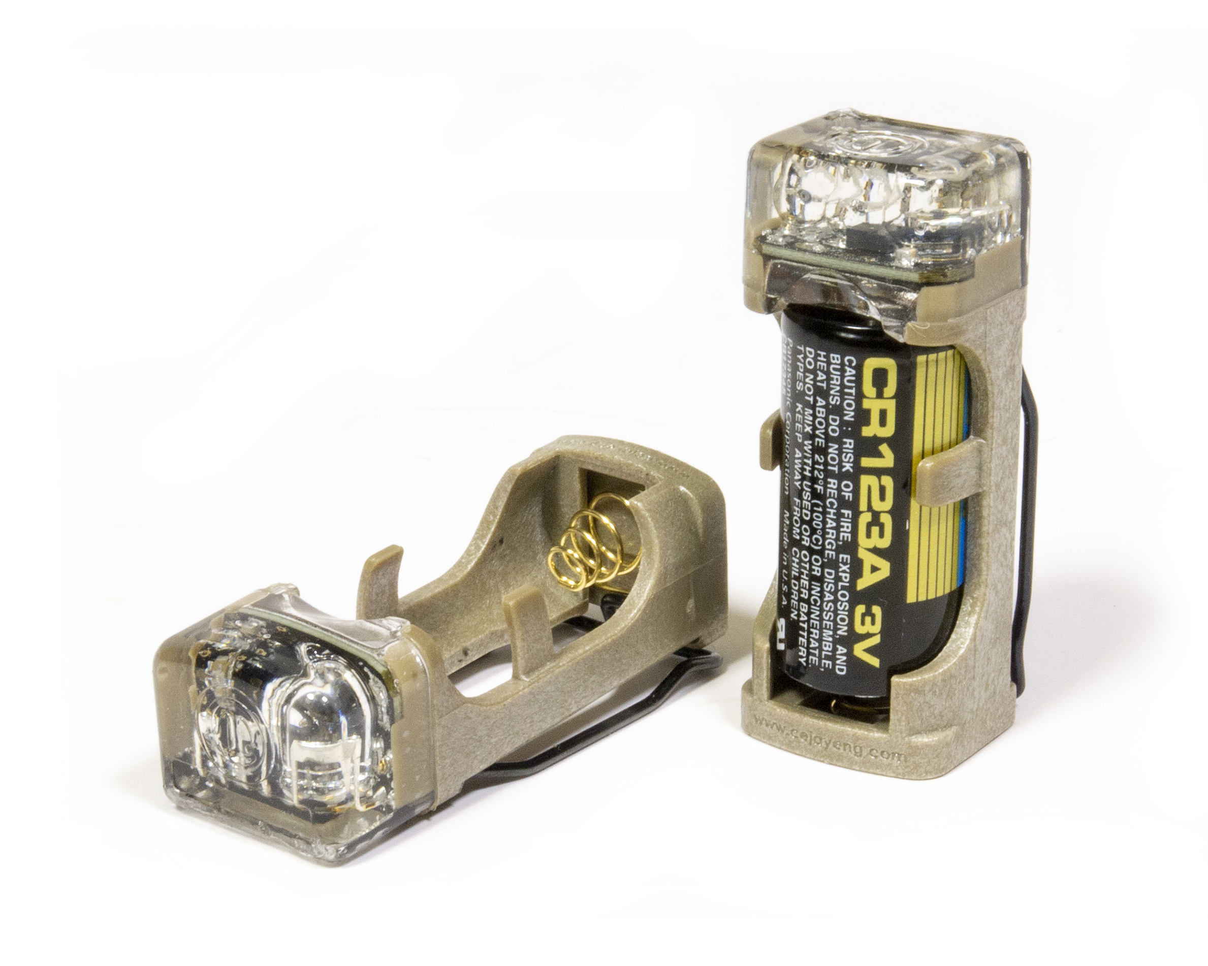 Military Combat Identification: Phoenix Jr.™ 123 Infrared Beacon - Sand